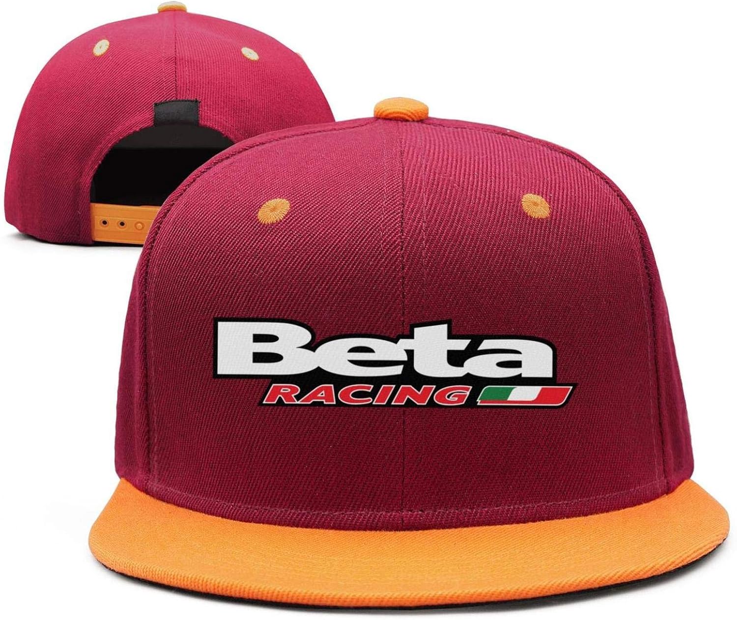 Beta-Motorcycle-Logo- Unisex Youth Stylish Flat-Brimmed Hat Six Panel ...