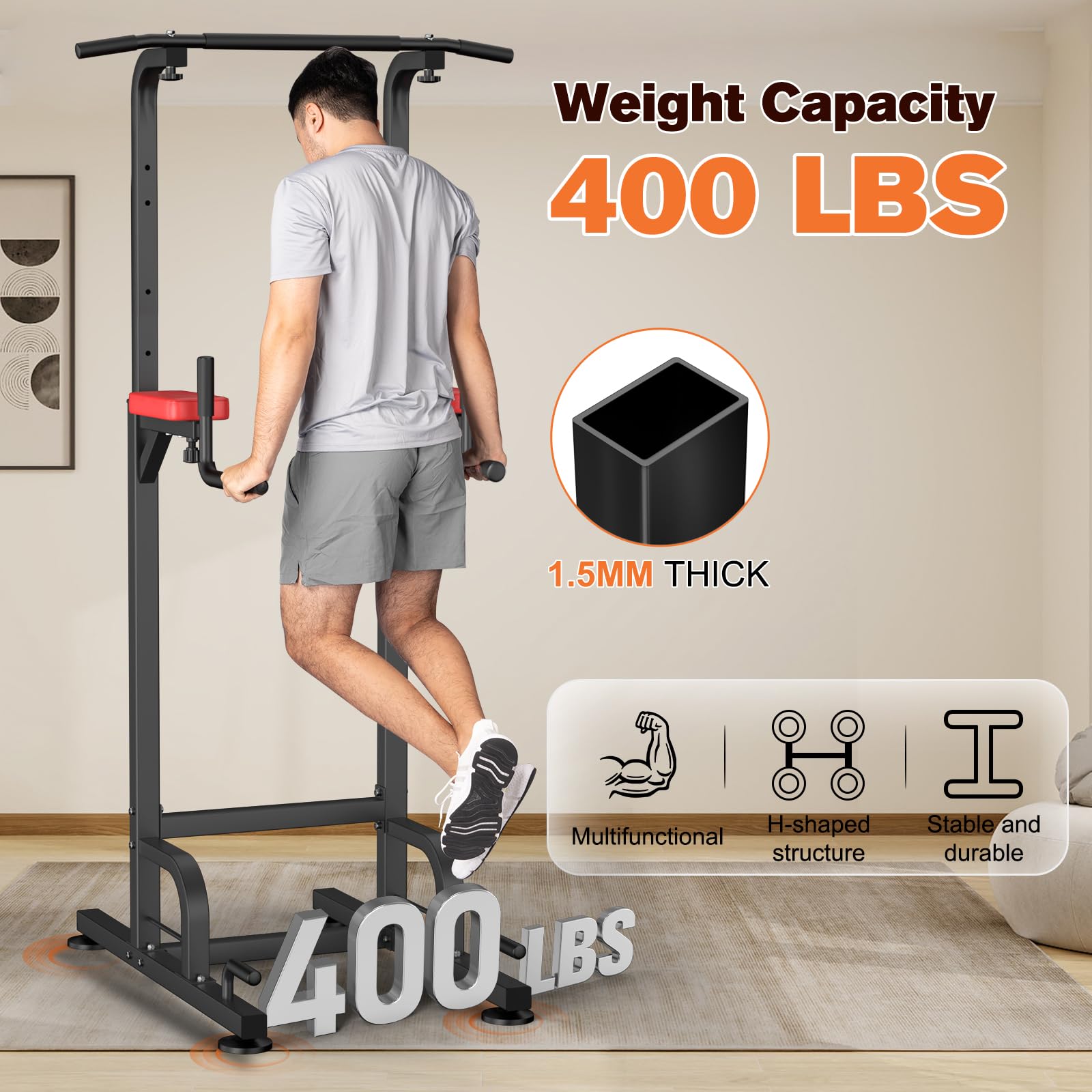 Mua RELIFE REBUILD YOUR LIFE Power Tower Pull Up Bar Station Workout ...