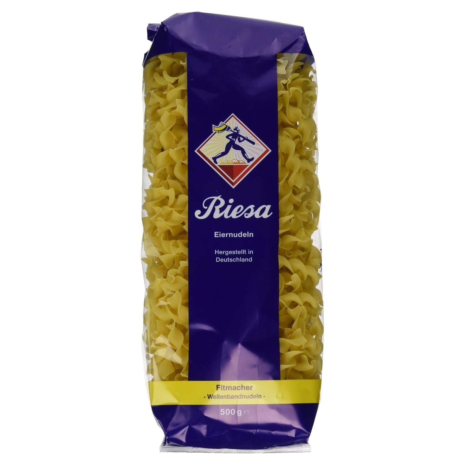Riesa Teigwaren Fitmacher Wellenbandnudeln, 500 g: Amazon.de ...