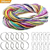 Deluxe Scoobie Fashion Strings Kit - 50 Scoobies Scubidu with 12 Beads ...