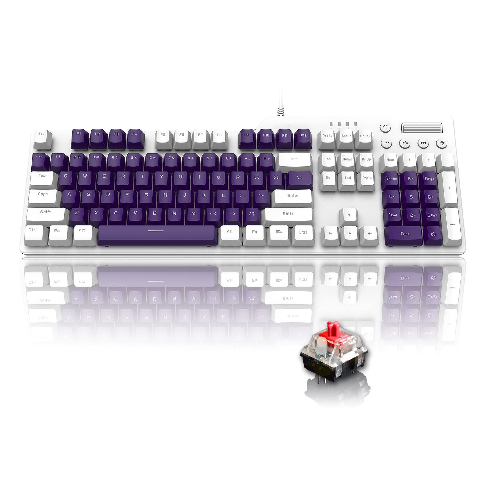 Mua Mechanical Gaming Keyboard Hot Swappable with Multi Monochromatic ...