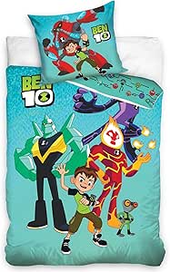 Cartoon Network Ben 10 - Juego de Cama (Funda de edredón de 140 x 200 ...