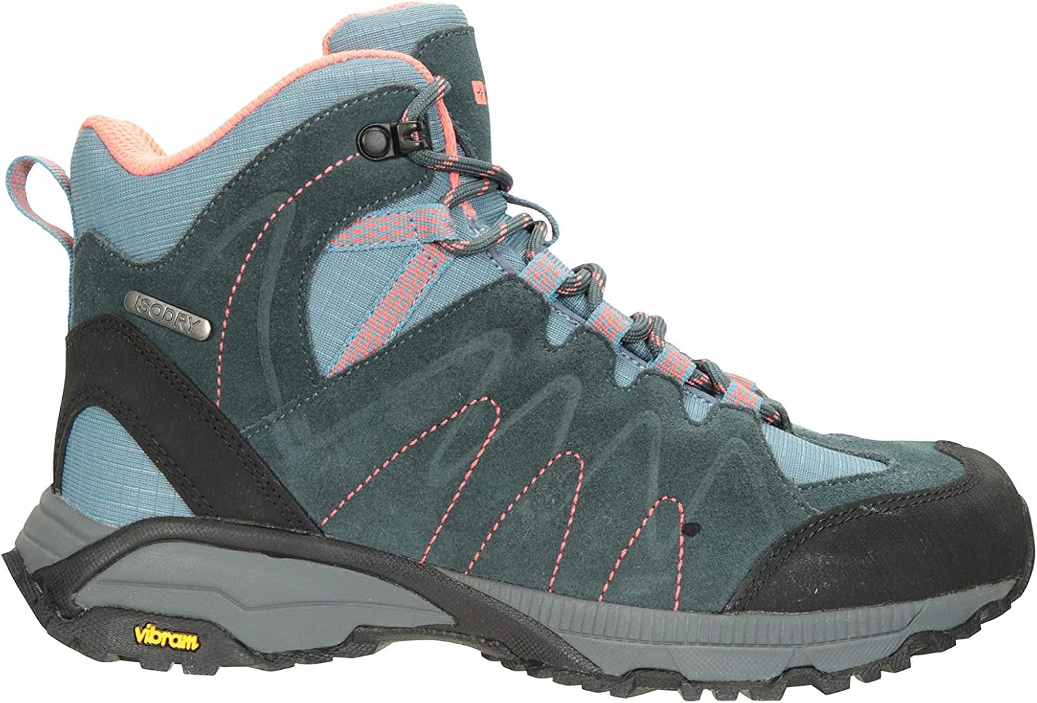 Mountain Warehouse Rockies Womens Waterproof Vibram Boots – Cow Suede ...