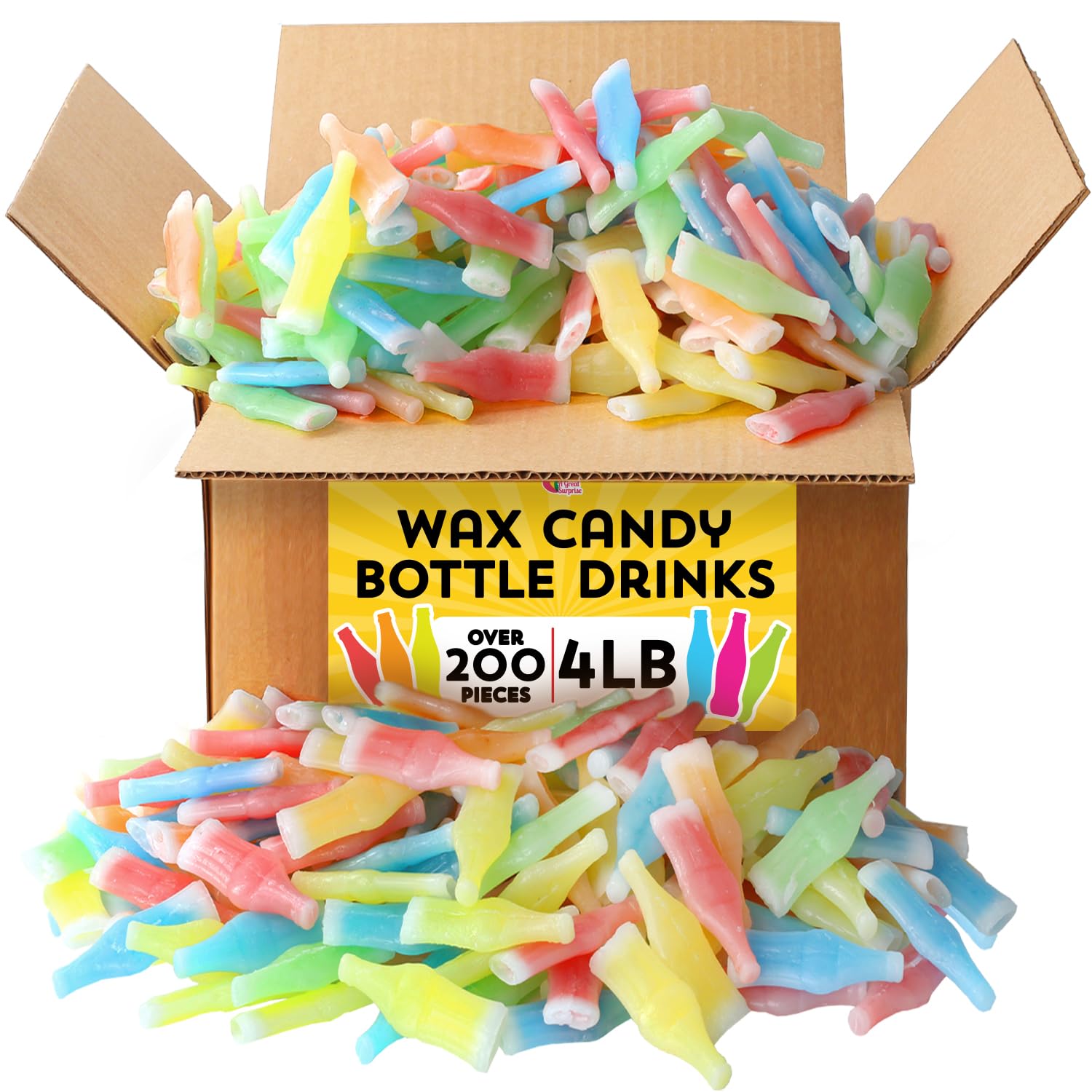 Mua Wax Bottle Candy - 4 Pounds - Wax Candies - 90s Novelty Treats ...