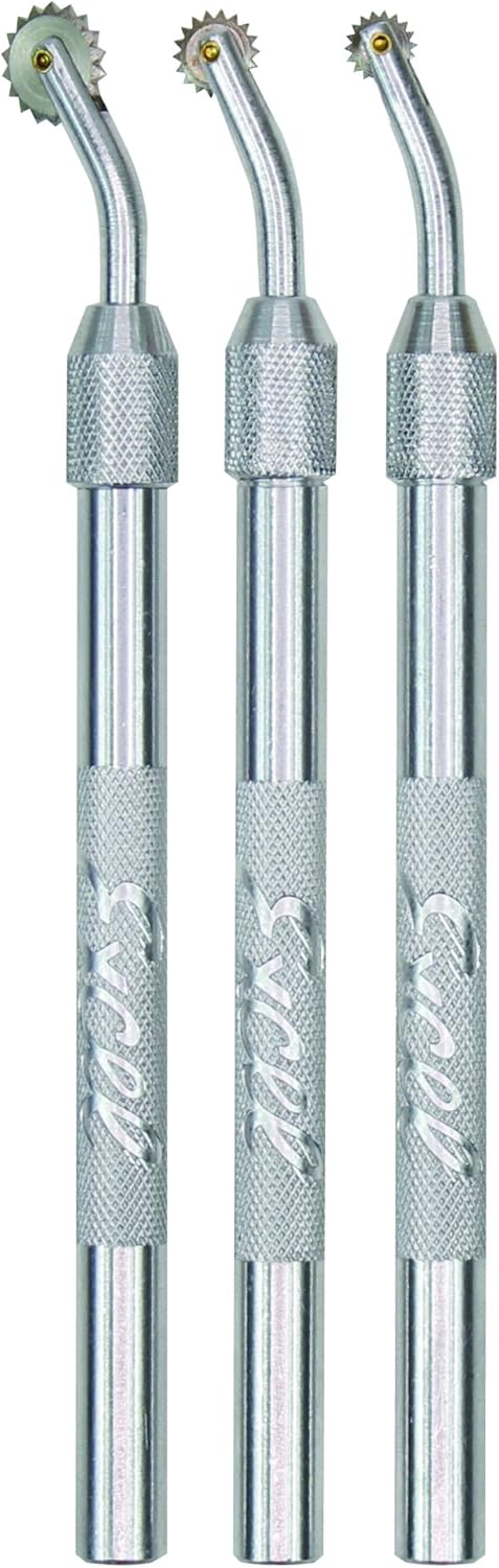 Excel Blades Pounce Wheel Set 3 Piece Perforation & Embossing Tool ...