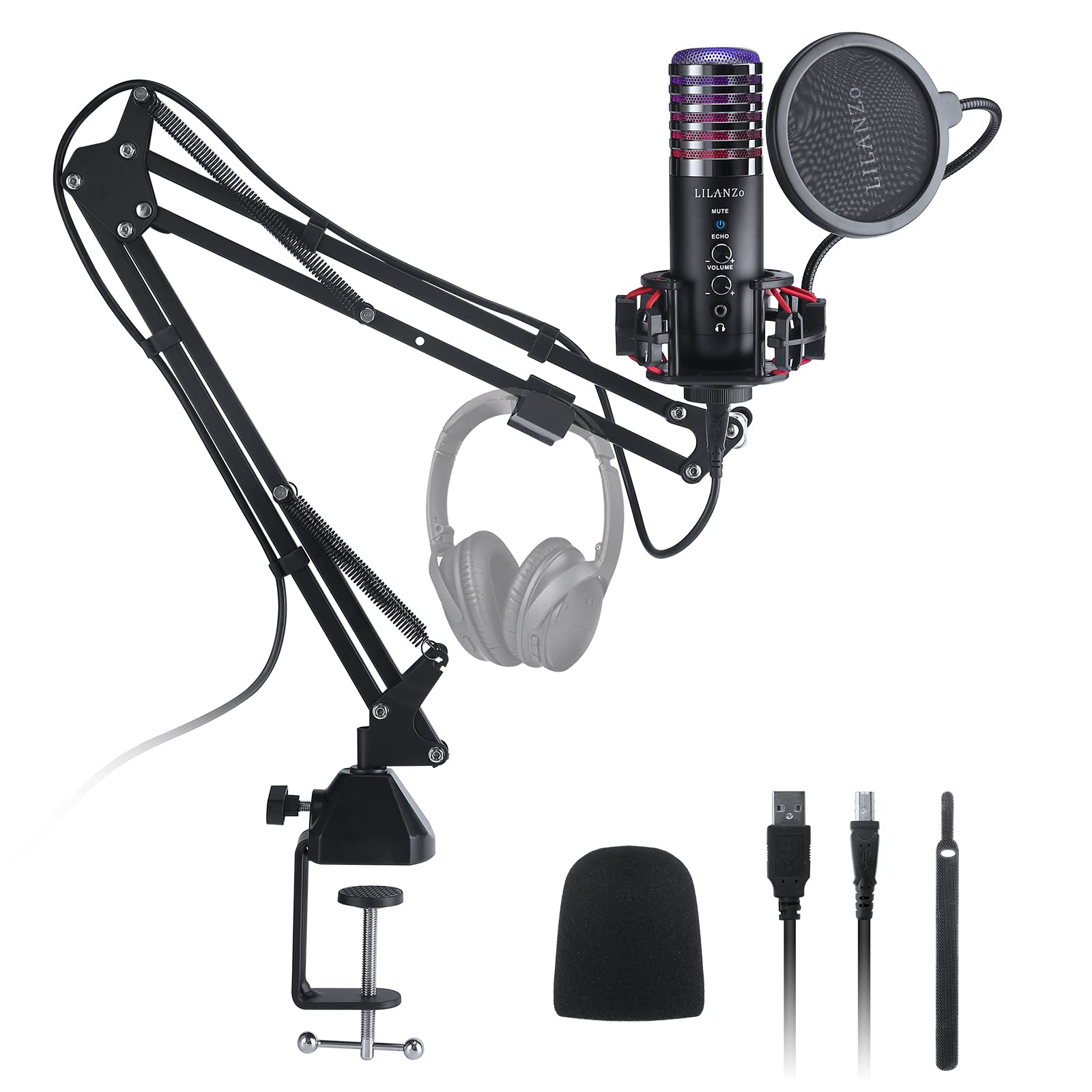 Mua LILANZo Gaming Microphone, Condenser Microphone, USB, PC ...