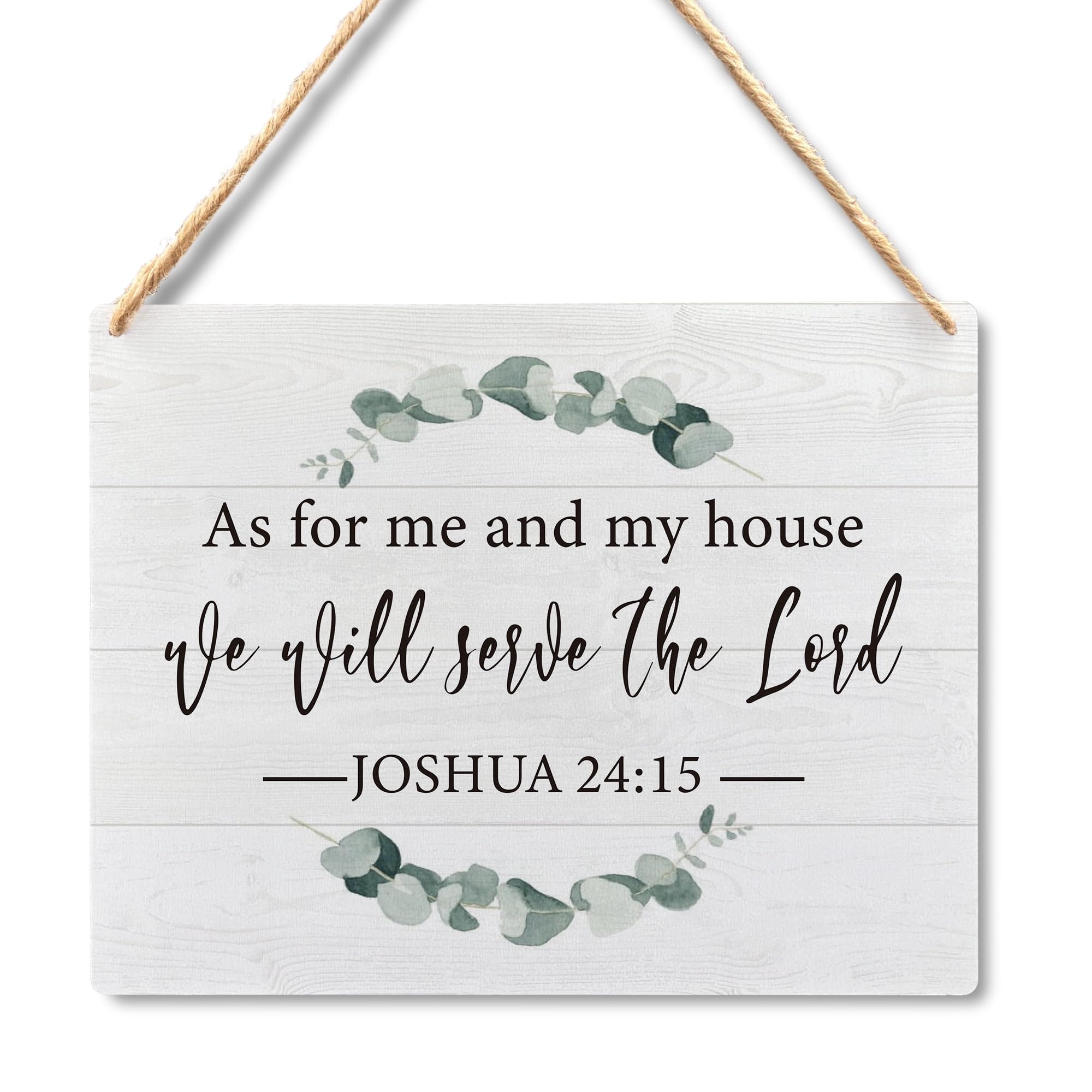Lacosu Wall Pediments Bible Verses Wall Decor,Joshua 24 15 Sign Wall ...