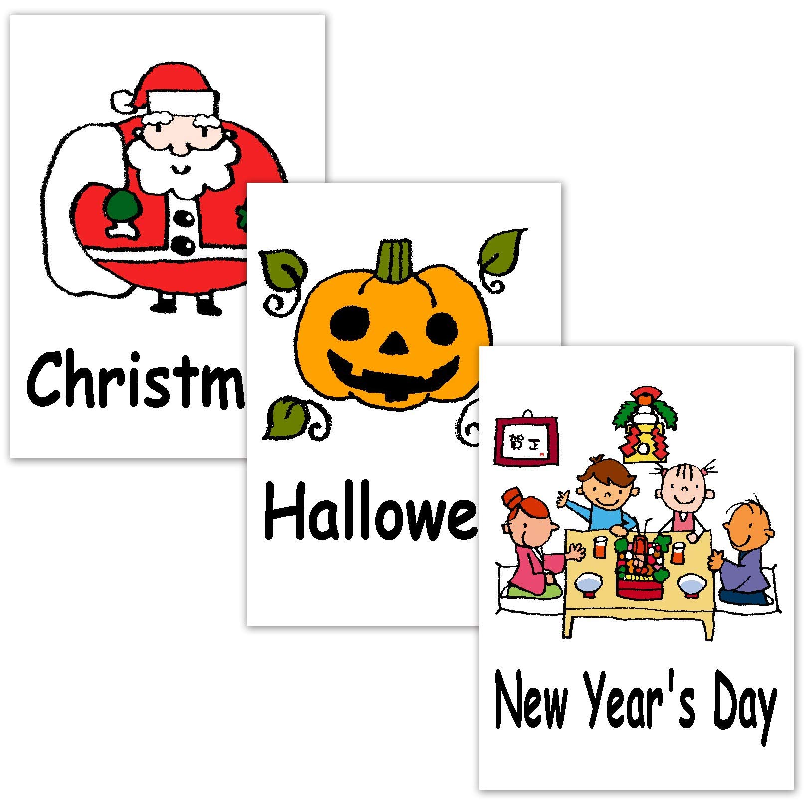 Mua Flash Cards [Events] â A4 size â Laminated â English card.com ...