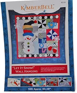 Amazon.com: "Let It Snow!" Wall Hanging Quilt Pattern by Kimberbell 40 ...