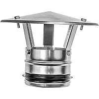 Vent Systems 6" Inch Round 360 Vent Cap - Galvanized Metal - House ...