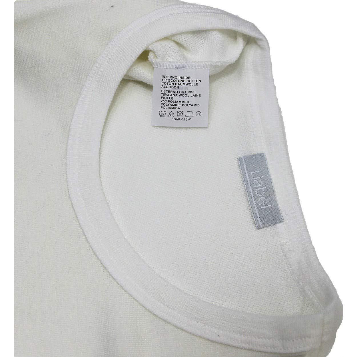 Canottiere e magliette Liabel Maglia Intima Uomo 5321-23 Lana Cotone ...