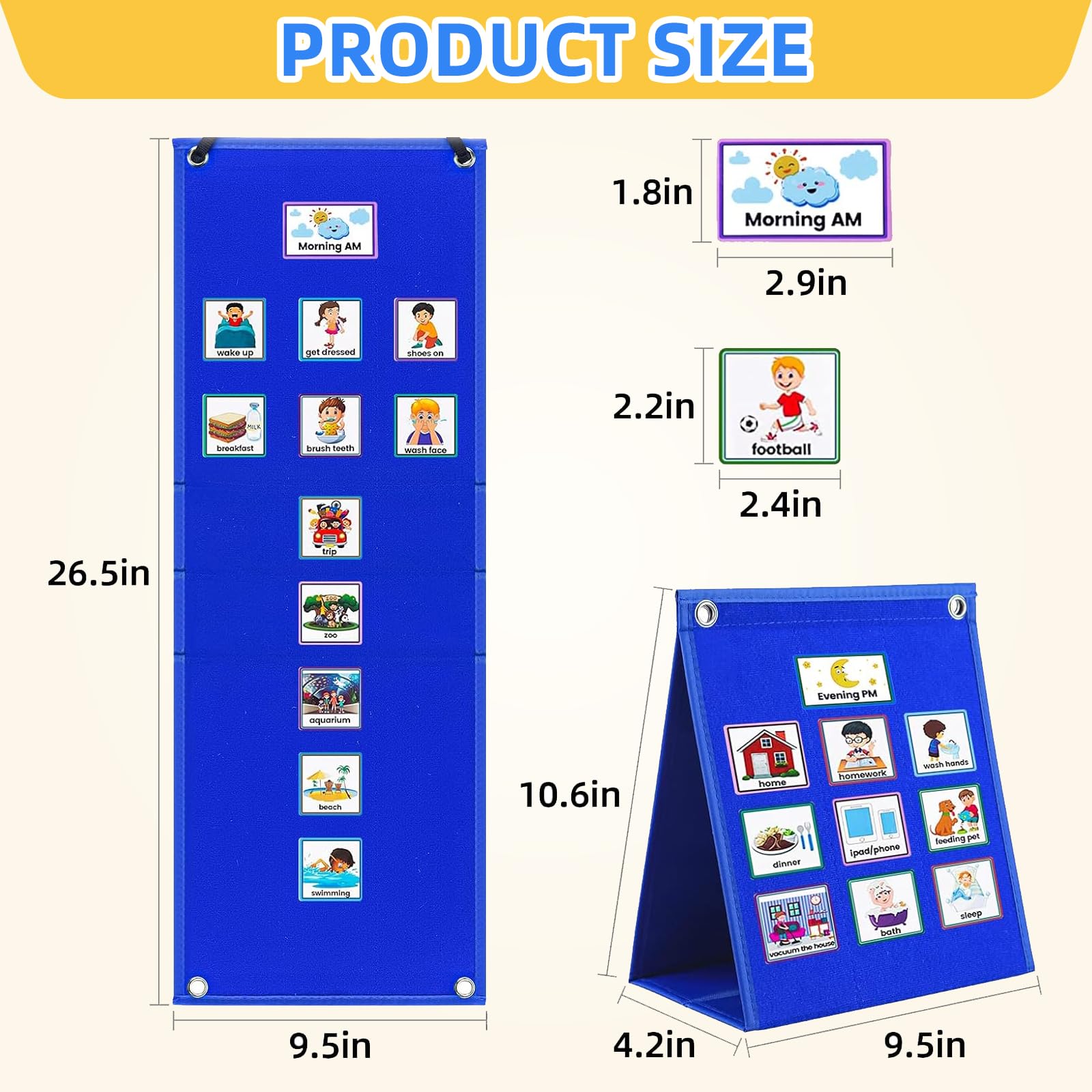Mua ALSLEA Visual Schedule for Kids with Autism Chore Chart for Toddler ...