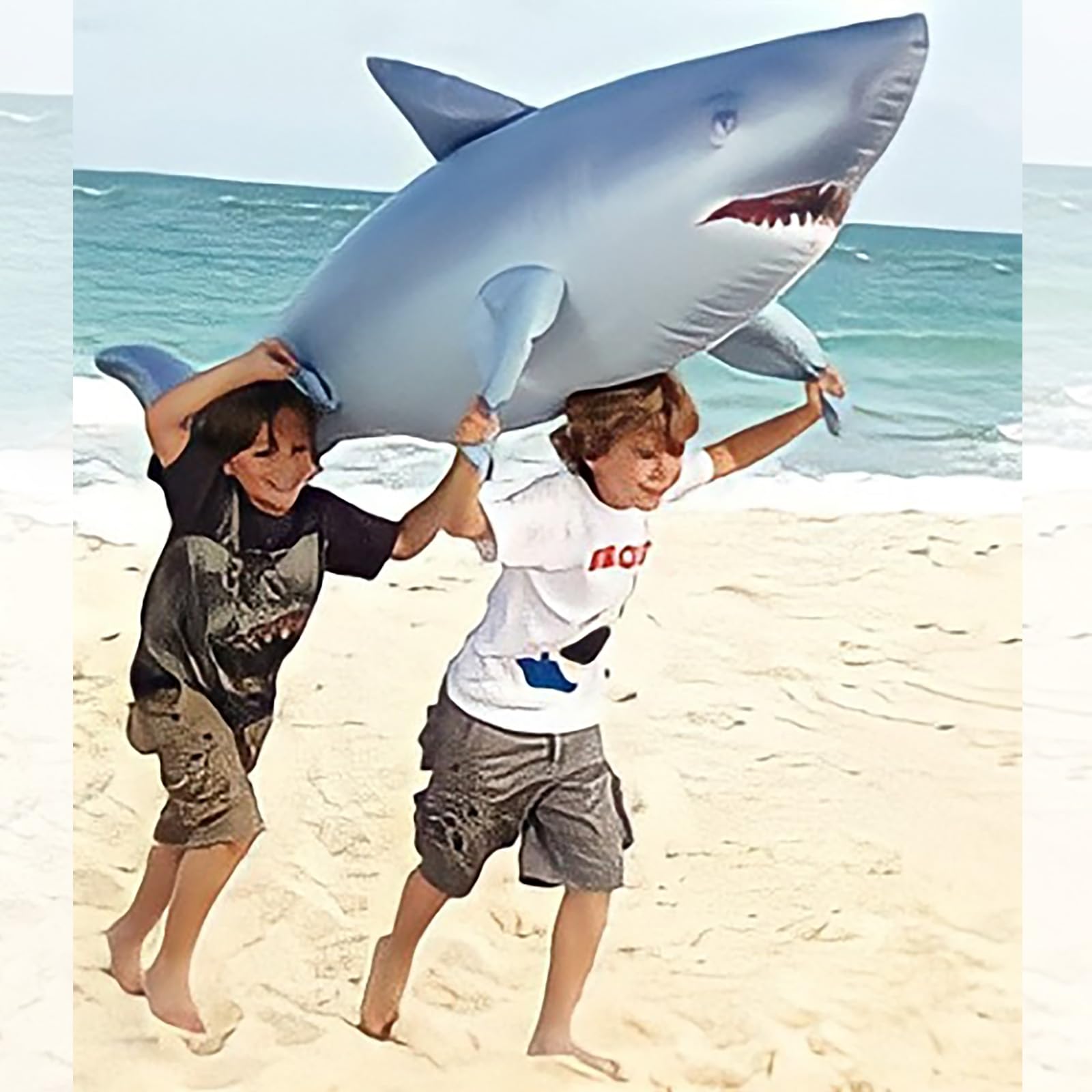Mua Jet Creations Inflatable Aquatic Animal Shark, 1 pc, 82 inch Long ...