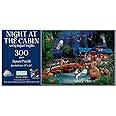 Amazon.com: SUNSOUT INC - Night at The Cabin - 300 pc Jigsaw Puzzle by Artist: Rafael Trujillo ...