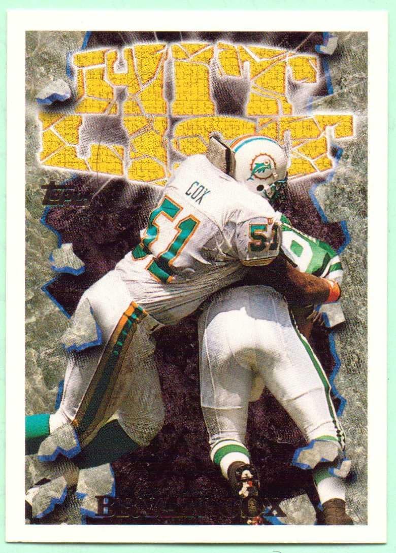 Bryan Cox 1995 Topps Hit List #6 - Miami Dolphins at Amazon's Sports ...