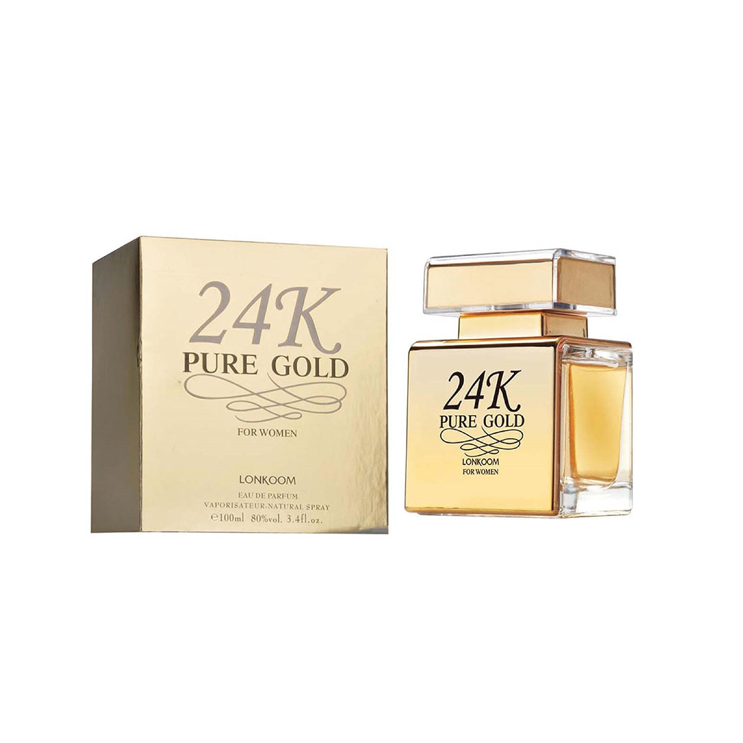 Mua Lonkoom 24K Pure Gold - Long Lasting Perfume for Women - Woody and ...