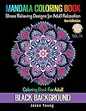 Glowing Mandalas: Mandalas with a Black Background (Mandala Coloring ...