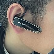 New bee Bluetooth Headset V5.0 Handsfree Bluetooth Earpiece with 24h ...