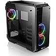 Amazon.com: Thermaltake View 71 RGB 4-Sided Tempered Glass Vertical GPU ...