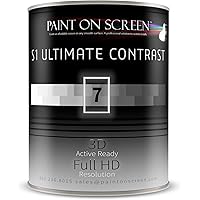 Amazon.com: Paint On Screen Projection/Projector Screen Paint - S1 ...