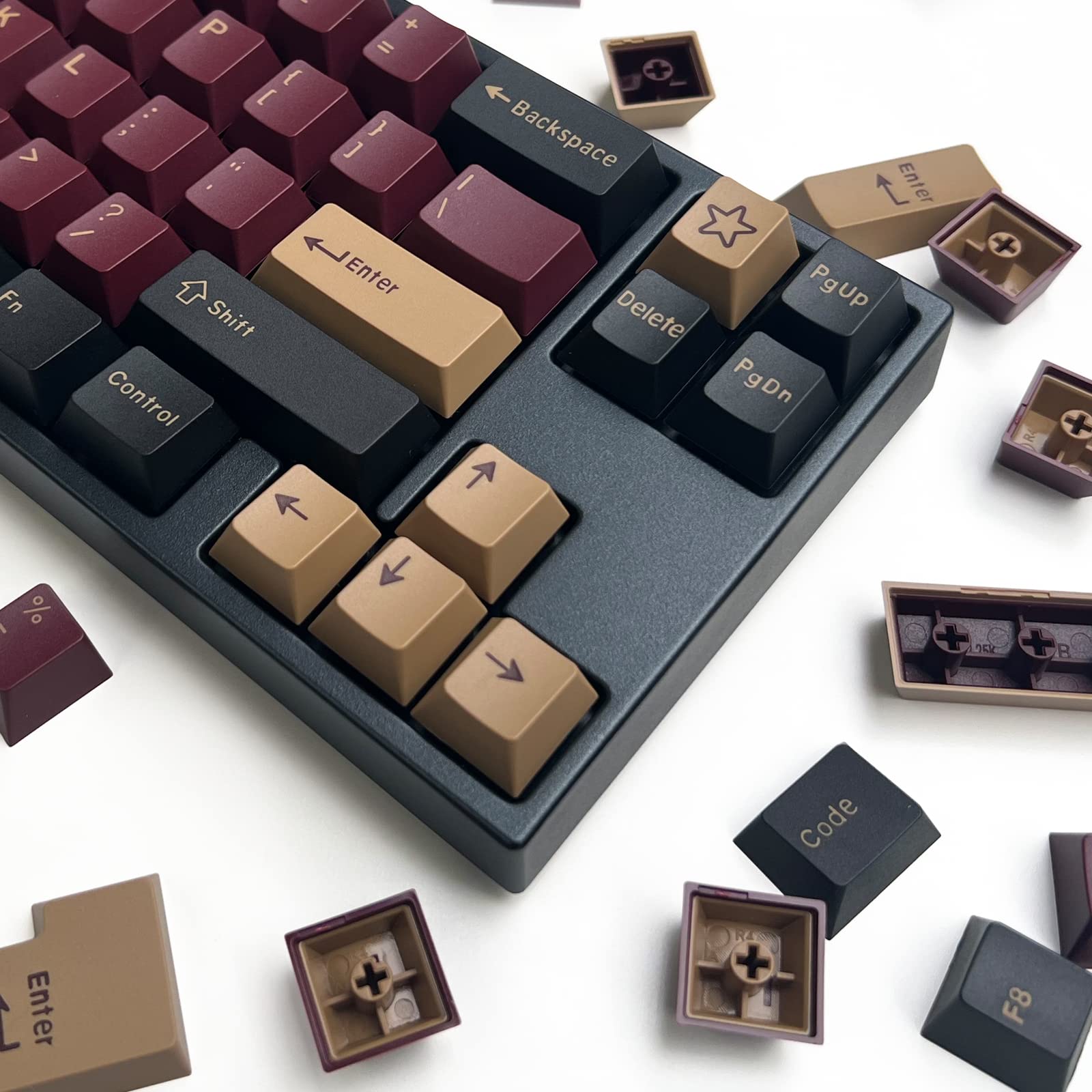 Mua Custom Red Keycaps 173 Keys Double Shot PBT Keycap Set Cherry ...