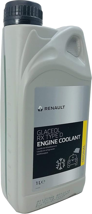 Liquido refrigerante Renault Glaceol RX Tipo D verde antigelo, 1 litro ...