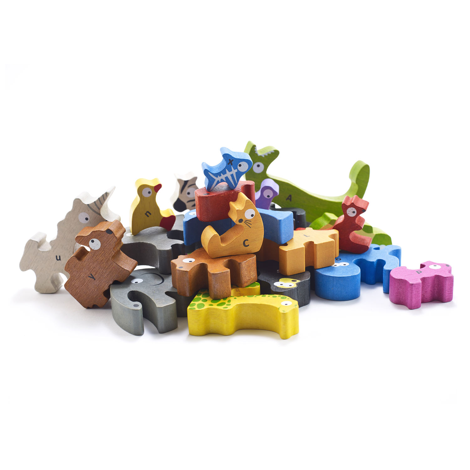 Amazon.com: BeginAgain Animal Parade A-Z Puzzle - An Alphabet of ...
