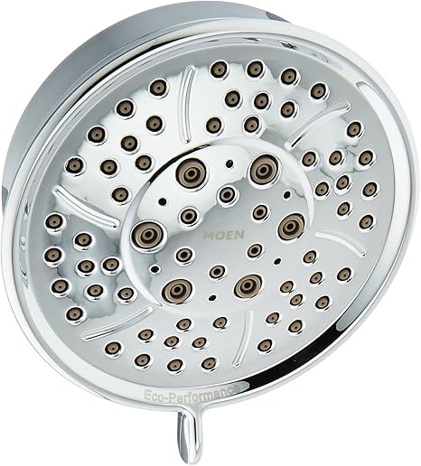 Moen 3638EP Four-Function 4-3/8-Inch Diameter Showerhead, Chrome ...
