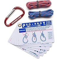 Essential Knots Kit: Includes Instructional Book, 48 Knot Tying Flash ...