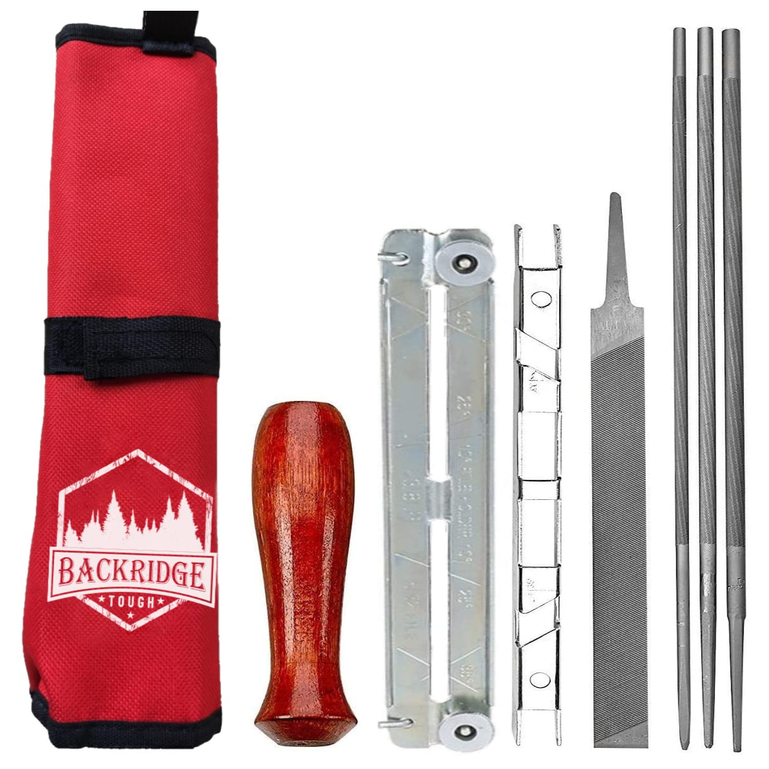 Mua Chainsaw Sharpener File Kit – Flat, 5/32, 3/16, 7/32 Inch Round ...