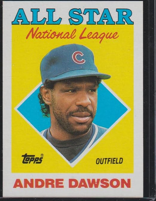 1988 Topps Andre Dawson Cubs All Star Baseball Card #401 at Amazon's ...