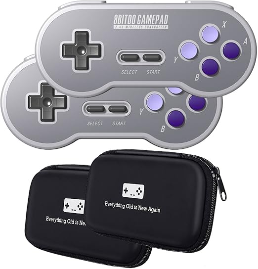 8Bitdo SN30 2.4G Wireless Controller Double-Pack Bundle with Bonus ...
