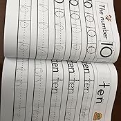 Number Tracing Book for Preschoolers and Kids Ages 3-5: Trace Numbers ...