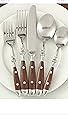 Amazon.com | CHEFS Stainless-Steel Bistro Flatware Set, 20-Piece ...