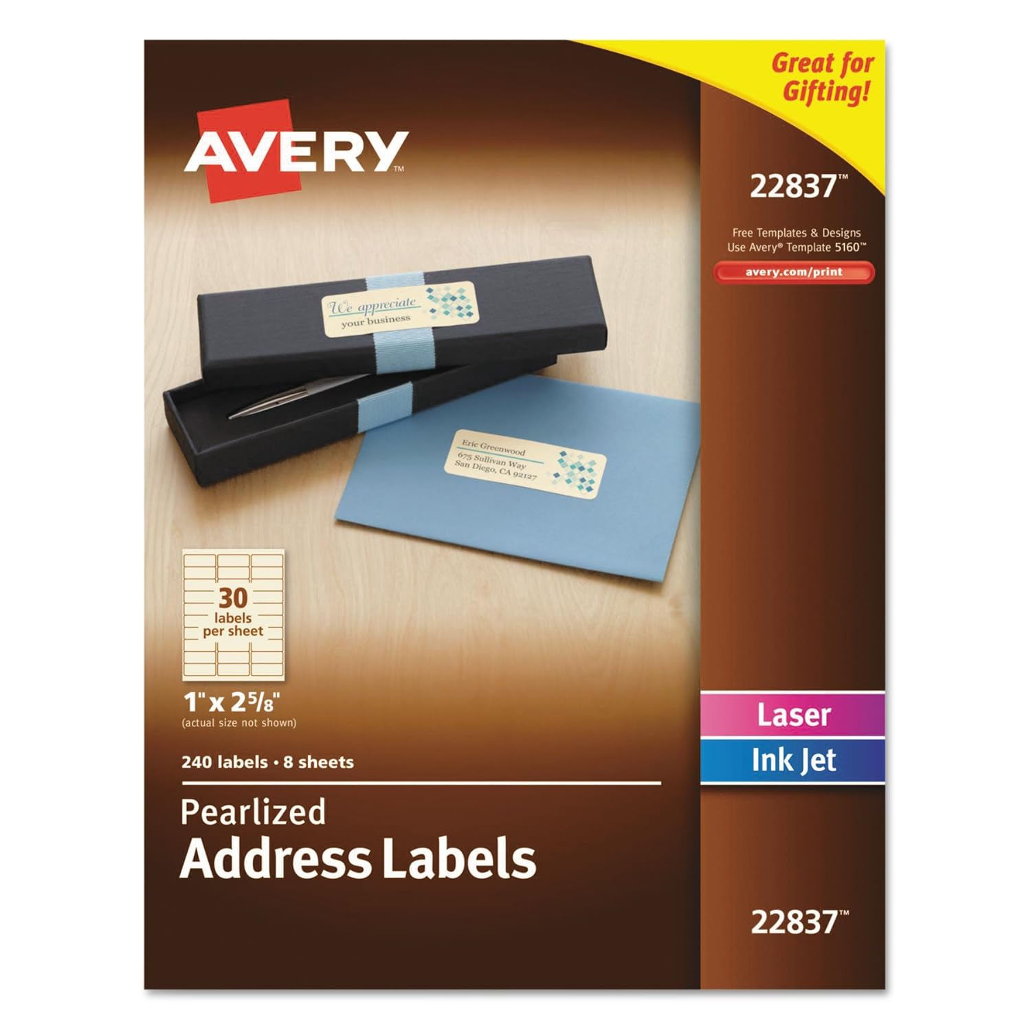 Avery 8987 Label Template Pensandpieces
