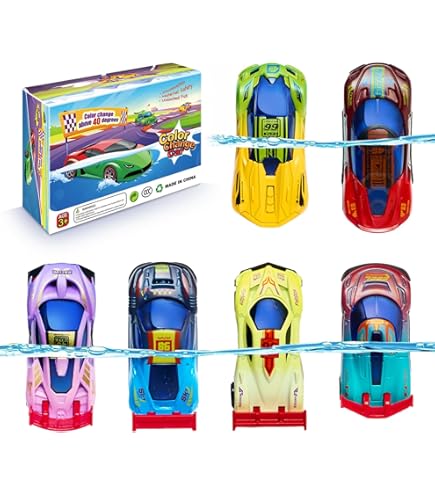 In Real Life 12-Pack Color Changing Cars - Bath & Pool Toys That Shift ...