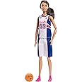 Barbie Made to Move Basketball Player Doll, Tall with Brunette Hair and ...