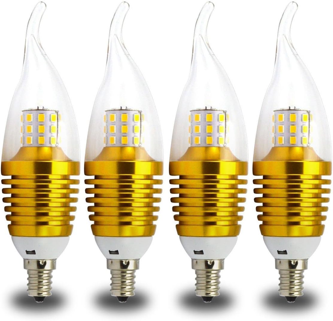 Amazon.com: LED Candelabra Light Bulbs, 7-Watt, 60w Equivalent ...