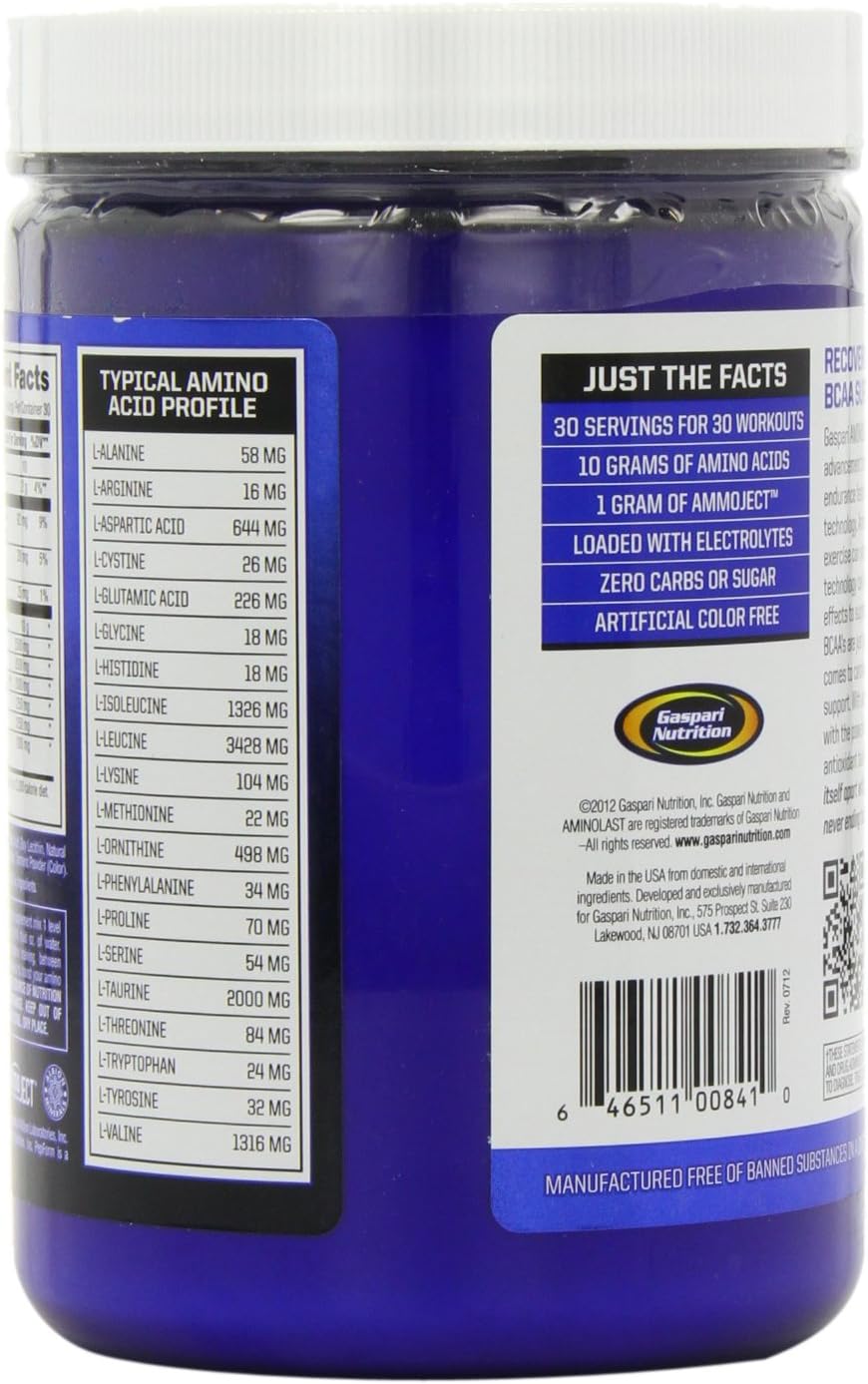 Gaspari AminoLast Recovery and Endurance BCAA Citrus Lemon 420g – BigaMart