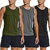 Amazon.com: COOFANDY Men's 3 Pack Workout Tank Tops Sleeveless Gym Shirts Bodybuilding Fitness ...