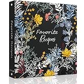 Amazon.com: Recipe Binder 8.5x11 3 Ring, Recipe Book to Write in Your ...