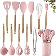 Amazon.com: VIVAYO Silicone Cooking Utensil Kitchen Utensils Set, 12 ...