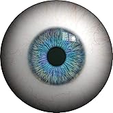 Amazon.com - Vinyl Sticker Die Cut Eyeball Blue Eye Decal for Car ...