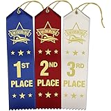 Amazon.com : 1st Place Swimming Award Ribbons - 25 Count Bundle ...