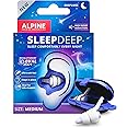 Alpine SleepDeep Sleeping Ear Plugs - Revolutionary 3D Oval Shape and ...