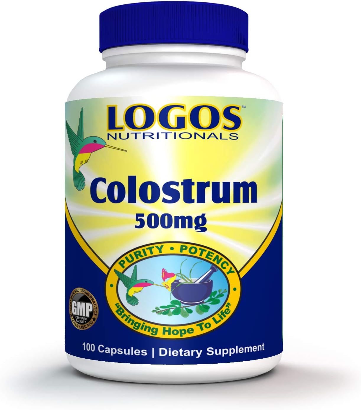 Amazon.com: Logos Nutritionals - Colostrum 500 mg - 100 Count - Nature ...