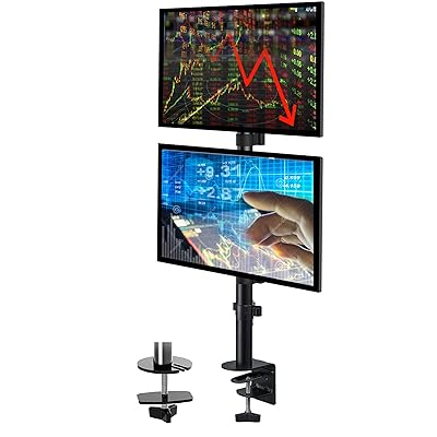 FORGING MOUNT Dual Monitor Stand-Vertical Stack | Ubuy Kosovo