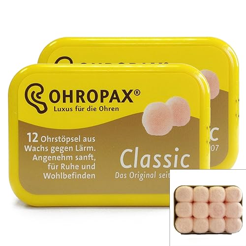 Ohropax Classic Earplugs - 6 Pairs: Amazon.co.uk: DIY & Tools