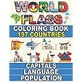 World Flags Coloring Book: A Great Geography Gift for Kids and Adults ...