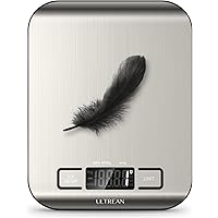 Amazon.com: Smart Weigh Small Stainless Steel Food Scales for Kitchen ...